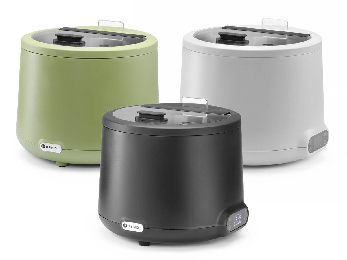 Hendi UNIQ Suppenkessel, Inhalt 8 Liter, Ø 366 mm, mit Glasdeckel, in, 119,00